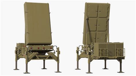 Ground Based Mobile Multi Mission Radar 3d Model 189 Obj Lxo Ma Max Fbx C4d Blend 3ds