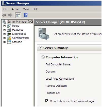 Disable Server Manager From Loading At Startup In Windows 2008 Server Online Computer Tips