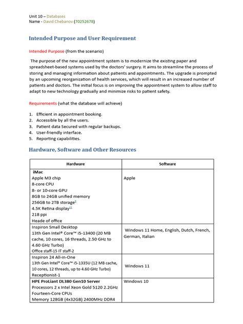 Assignment 2 Unit 10 Download Free Pdf Computing Computer Hardware