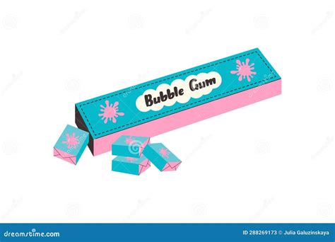 Cartoon Pack Of Gum