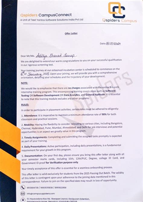 Qspiders Learningandgrowth Careerdevelopment Aditya Sanap