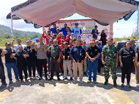 Bawaslu Papua Deklarasi Kampanye Damai Pemilu 2024 Dari Tapal Batas Ri Png Radarpaginews