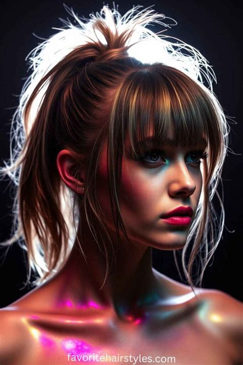 15 Trendy Ponytail And Clip In Bang Hairstyles Ideas Favorite Hair