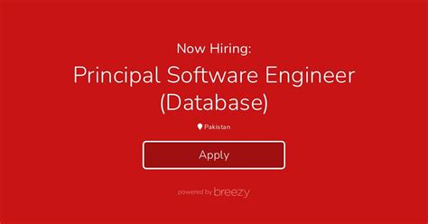 Principal Software Engineer Database At Strategic Systems International