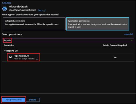 calling microsoft graph reports api serverless notes