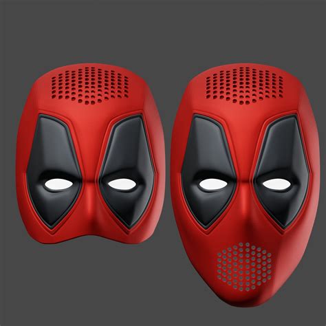 Deadpool 1 3 Faceshelllense 3d Print File Etsy