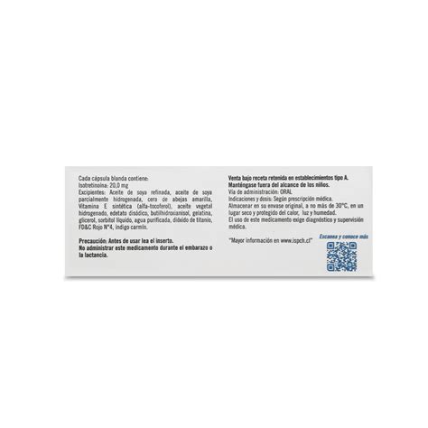 Oralne Isotretinoina 20mg Tratamiento Para El Acné Farmacias Del Dr