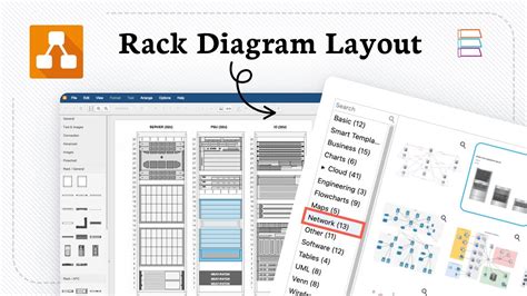 How To Create A Rack Diagram With Draw Io Easy Layout Youtube