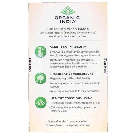Tulsi Turmeric Ginger Organic Tea Organic India