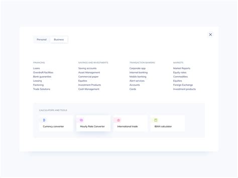 Day 1170Mega Menu UI Design Behance