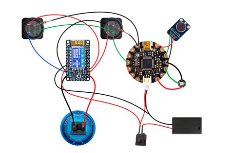 Circuit Diagram 3d Printed Wireless Midi Controller Guitar Adafruit Learning System