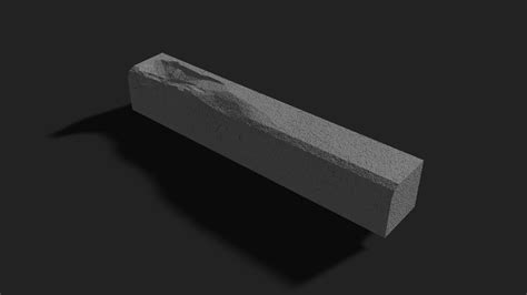 3d Model Modular Curb Vr Ar Low Poly Cgtrader