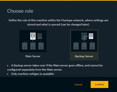 Use Backup Server Failover