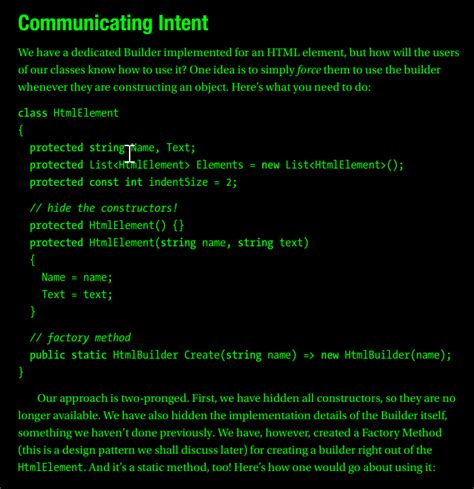 c builder pattern protected constructor stack overflow