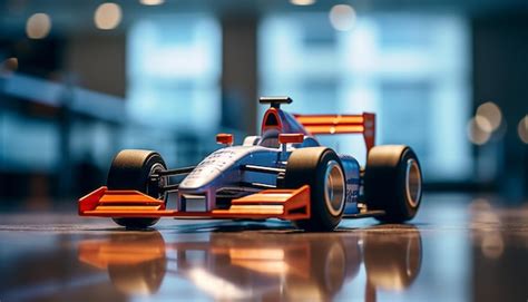 Premium Ai Image A Miniature Formula One Car On Table