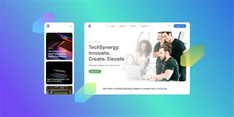 Landingpage Tech Services Figma