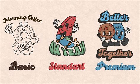 Vintage Retro Cartoon Mascot Character Illustration On Behance