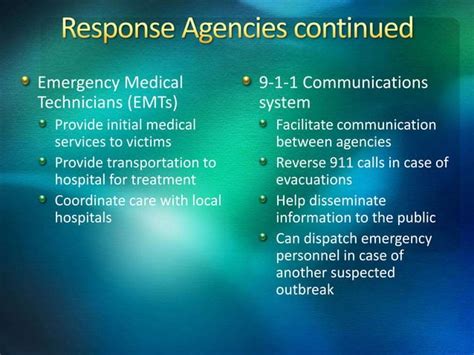Public Health Response To Bioterrorism Ppt