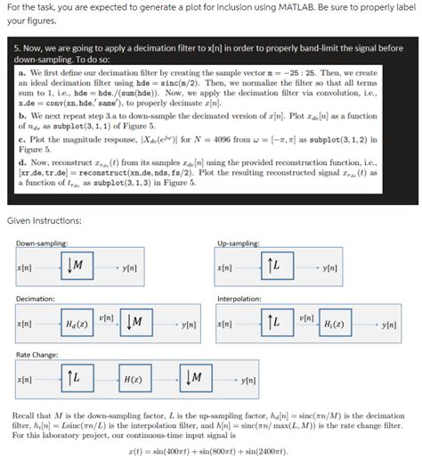Solved For The Task You Are Expected To Generate A Plot For