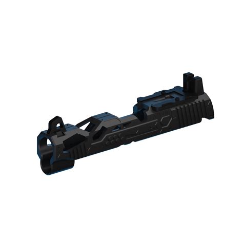 Stl File Airsoft Hi Capa 43 Eva Custom Slide With Hightsight Rmr Mount