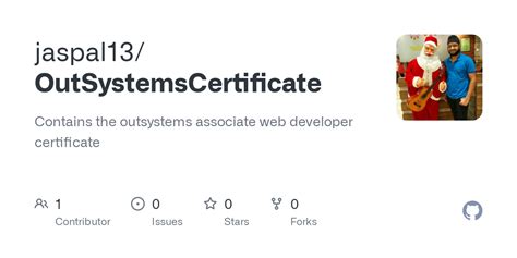 Github Jaspal13 Outsystemscertificate Contains The Outsystems Associate Web Developer Certificate