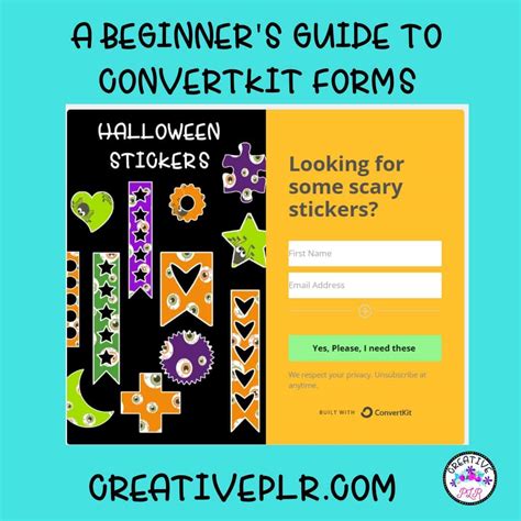A Beginners Guide To Convertkit Forms Creative Plr