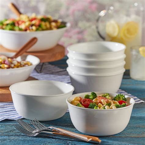 Corelle® Winter Frost White 28 Ounce Large Soup Bowls 6 Pack