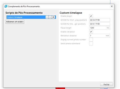 Custom Timelapse Script For Cura Postprocessing Plugin · Github