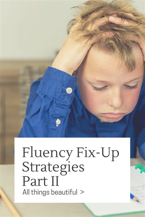 Fluency Fix Up Strategies Part Ii