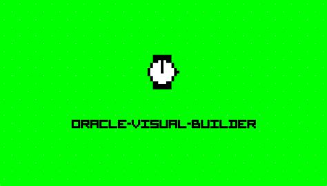 Oracle Visual Builder Stories Hackernoon