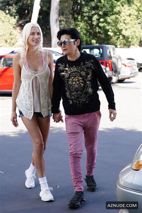 Courtney Anne Mitchell Sexy Arrives For A Photoshoot With Corey Feldman