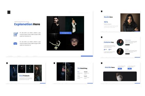 时尚高端多用途的大数据powerpoint幻灯片演示模板（pptx） 云瑞设计