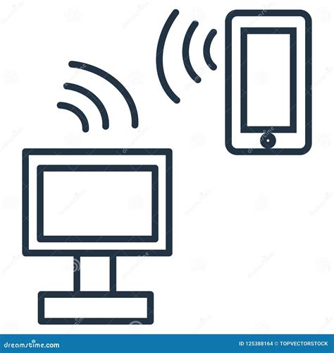 Responsive Design Icon Vector Isolated On White Background Resp Stock Vector Illustration Of