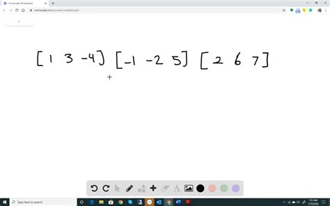 Solvedwrite The Column Vectors And Row Vectors Of The Given Matrix A