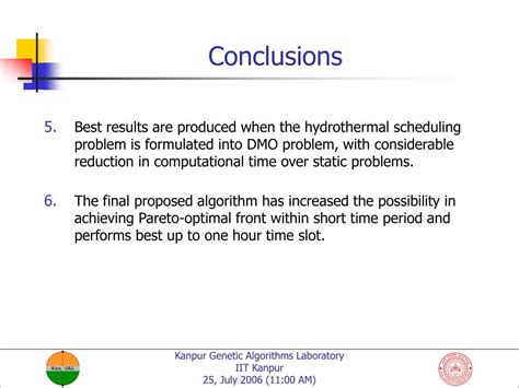 Ppt Multi Objective Dynamic Optimization Using Evolutionary Algorithms Powerpoint Presentation