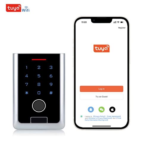 Tuya Management Fingerprint Reader Smartphone Remote Control Keypad