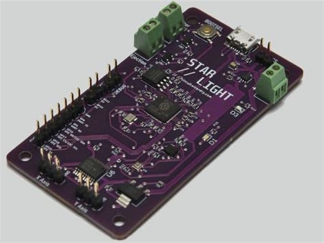 marcelo goluboff s starlight is a raspberry pi rp2040 board tailored