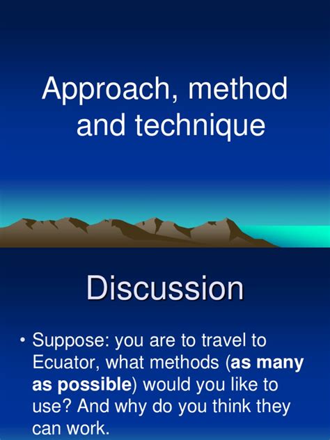 Approach Method Technique Pdf Psycholinguistics Semantics