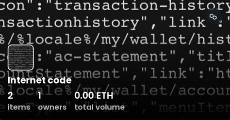 Internet Code Collection Opensea