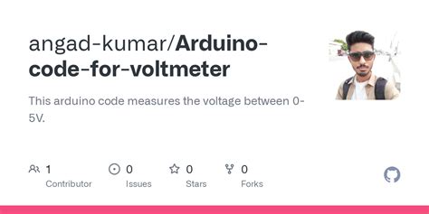 Github Angad Kumararduino Code For Voltmeter This Arduino Code Measures The Voltage Between