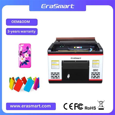 Erasmart Factory A3 Uv Inkjet Large Format Flatbed Small Uv Flatbed