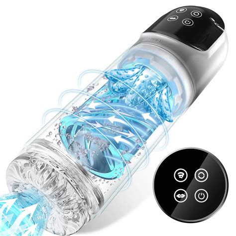 Automatic Male Masturbator Cup 7 Sucking Rotating Licking Modes Pocket