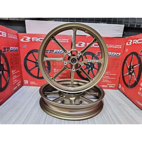 Rcb Mags Set Sp800 Golden Bronze For Click 125 150 5holes Shopee Philippines