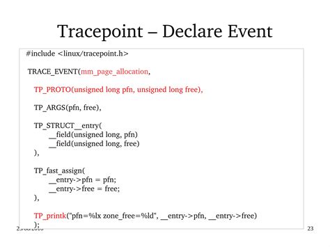 Linux Kernel Tracing Ppt