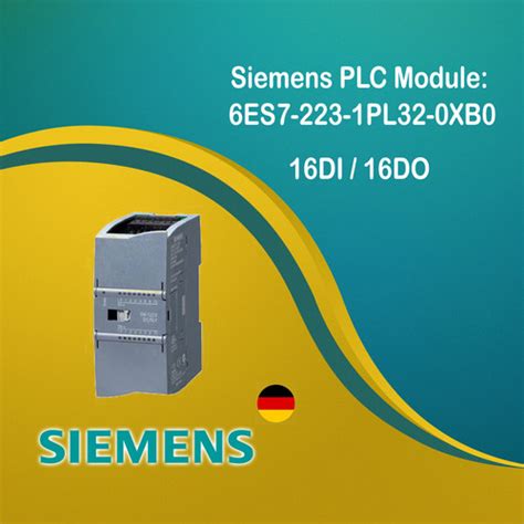 Siemens Plc Module 16di 16do 6es7 223 1pl32 0xb0 Met