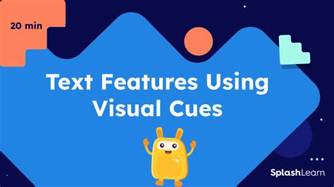 Text Features Using Visual Cues