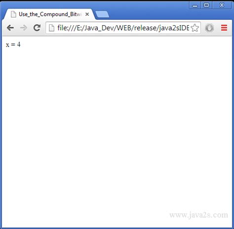 use the compound bitwise and operator in javascript