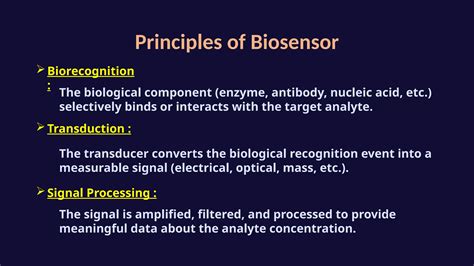 Biosensors And Nanotech Overview For The University Level Pptx