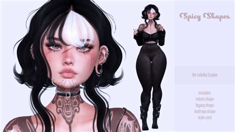 Second Life Marketplace Spicy Shapes Ceylon Shape C