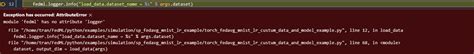 Exception Has Occurred Attrbuteerror Module Fedml Has No Attribute Logger · Issue 219